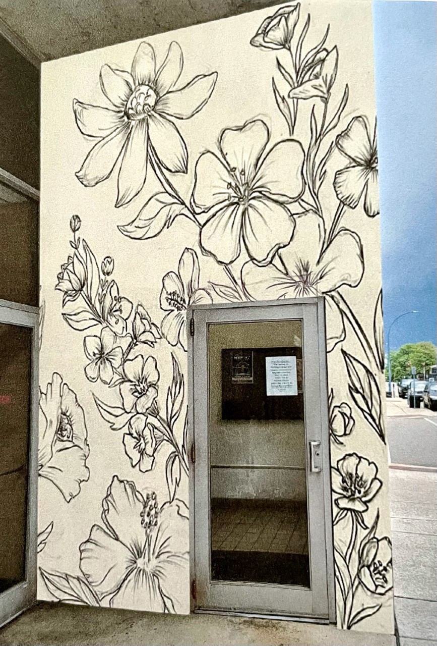 Full Bloom: Local Artist Outlines Design Plan For Downtown Mural | News ...